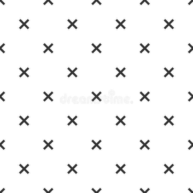 Seamless Abstract Geometric Pattern with Crosses. Modern Stylish ...