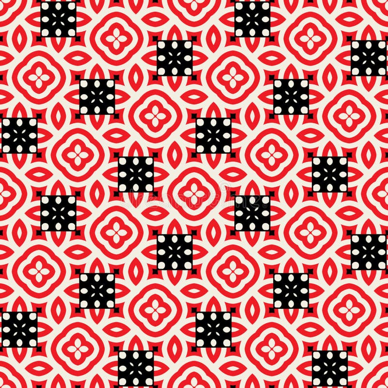 Seamless Abstract Geometric Pattern Illustration Stock Illustration ...