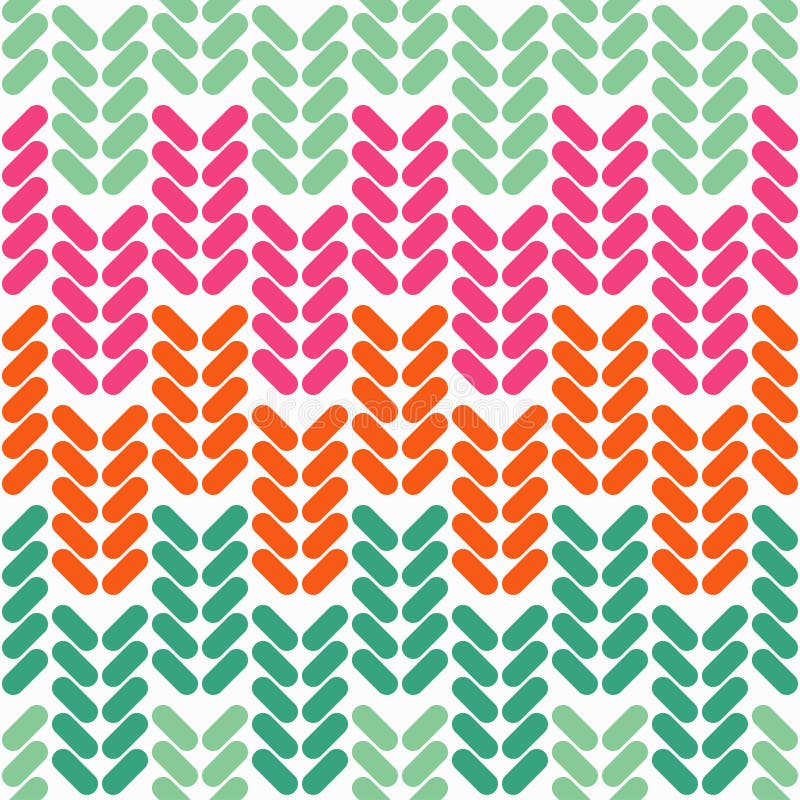 Seamless Abstract Geometric Pattern. Knitted Texture of Braids. the ...