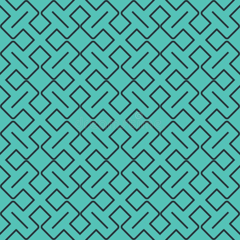 Seamless Abstract Geometric Pattern with Lines and Rectangles -vector ...