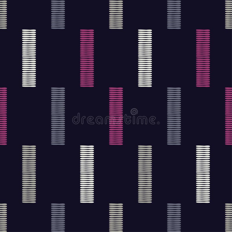Seamless Abstract Geometric Pattern. Mosaic Texture. Brushwork. Hand ...