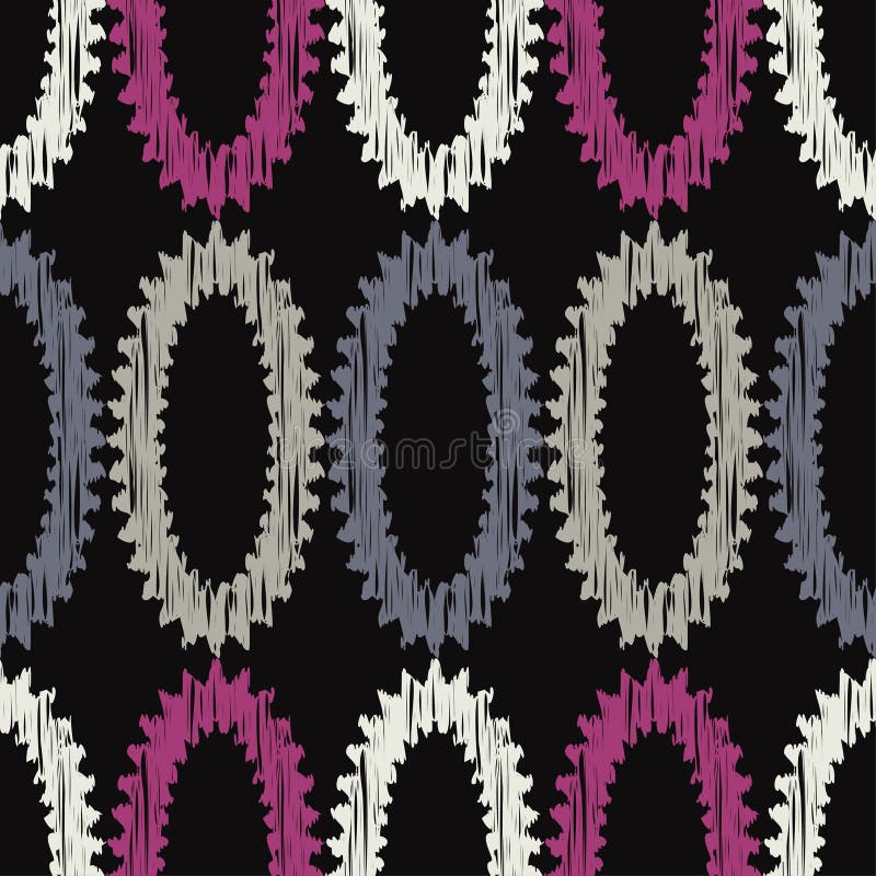 Seamless Abstract Geometric Pattern. Mosaic Texture. Brushwork. Hand ...