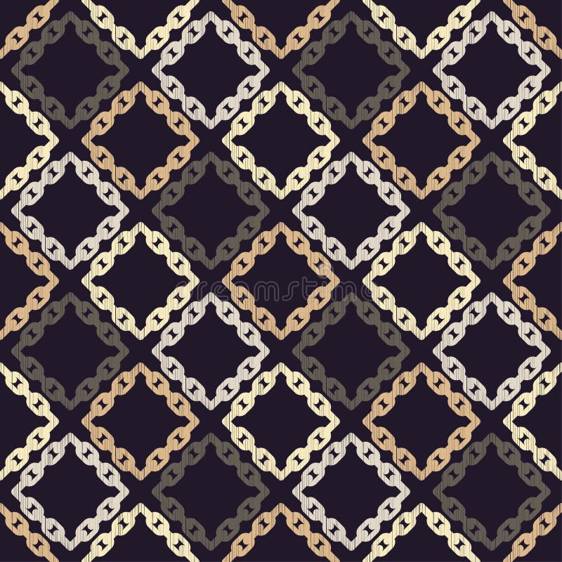 Seamless Abstract Geometric Pattern. Mosaic Texture. Chain Texture ...