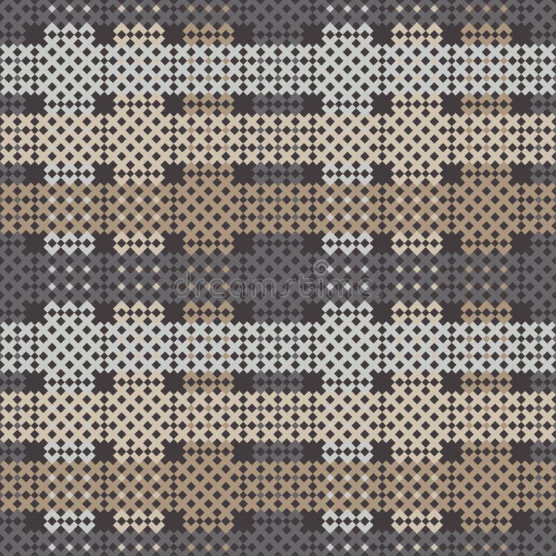 Seamless Abstract Geometric Pattern. Mosaic Texture. Cross-stitch Stock ...