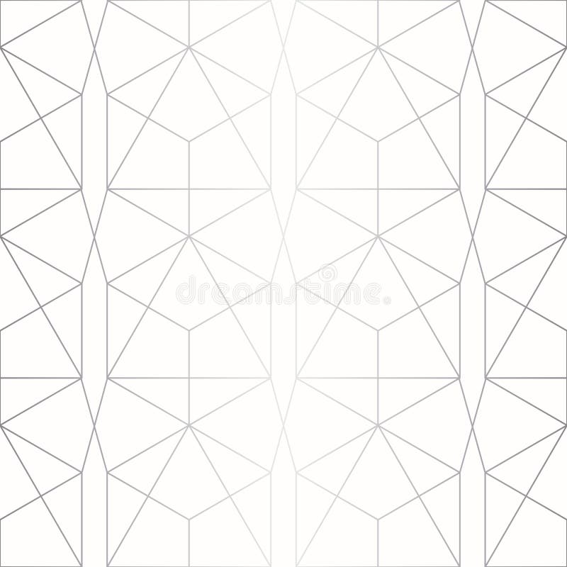 Seamless Abstract Geometric Pattern. Silver Background Stock Vector ...