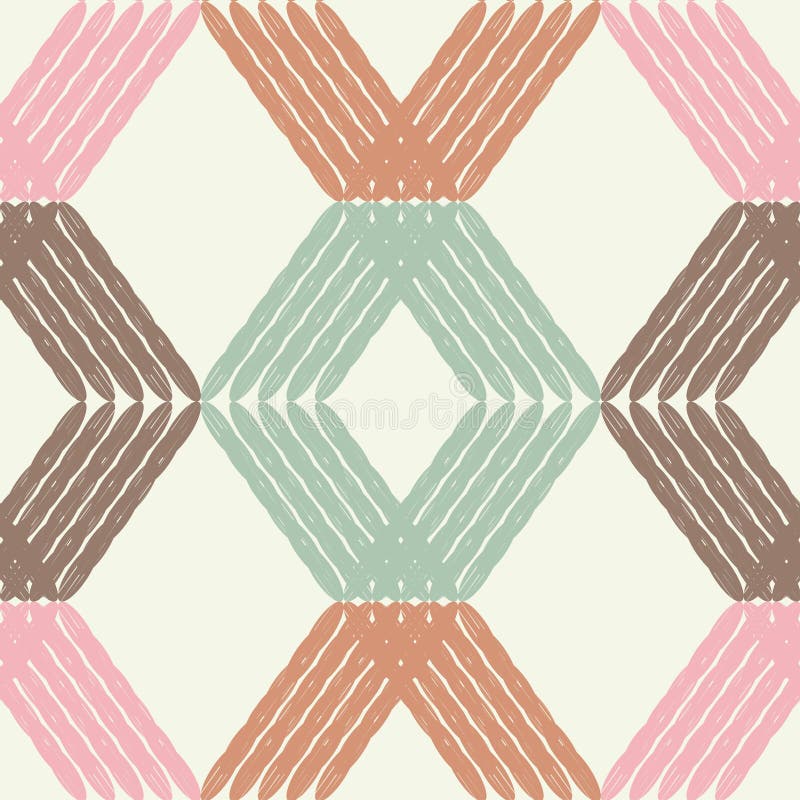 Seamless Abstract Geometric Pattern. Strips. Vector Pattern. Mosaic ...