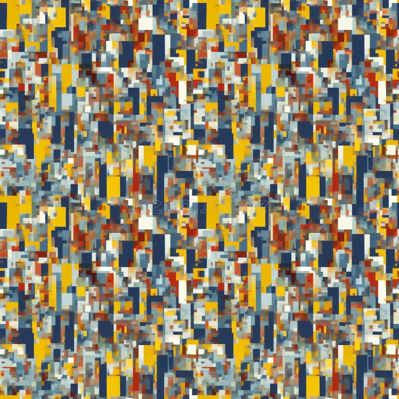 Seamless Abstract Geometric Pattern Stock Illustration - Illustration ...