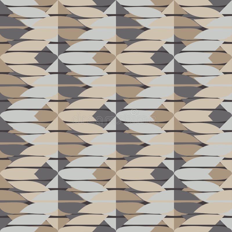 Seamless Abstract Geometric Pattern. the Texture of Rhombus. Brushwork ...