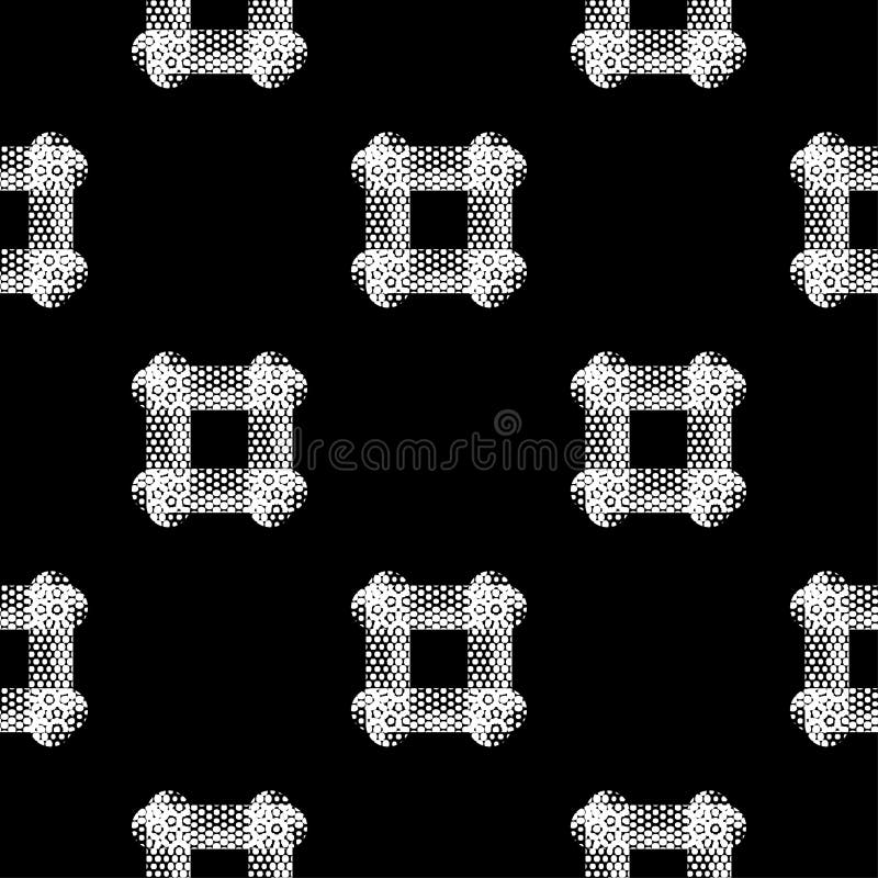 Seamless Abstract Geometric Pattern. Texture of Square and Dots ...