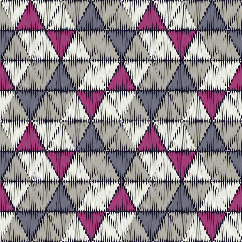 Seamless Abstract Geometric Pattern. the Texture of the Triangles ...