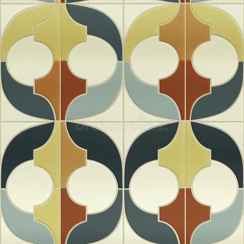 Seamless Abstract Geometric Pattern. Tile Stock Illustration ...