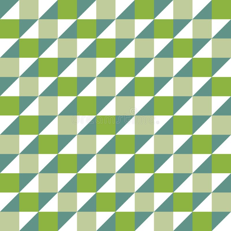 Seamless Abstract Geometric Square and Triangle Pattern Stock ...
