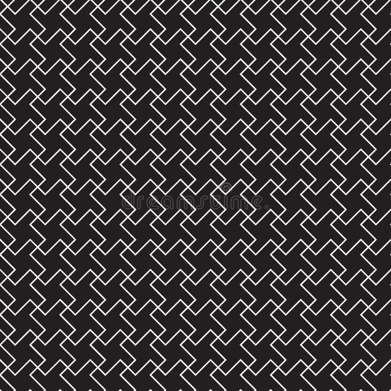 Seamless Abstract Geometric Weave Pattern Background Stock Illustration ...