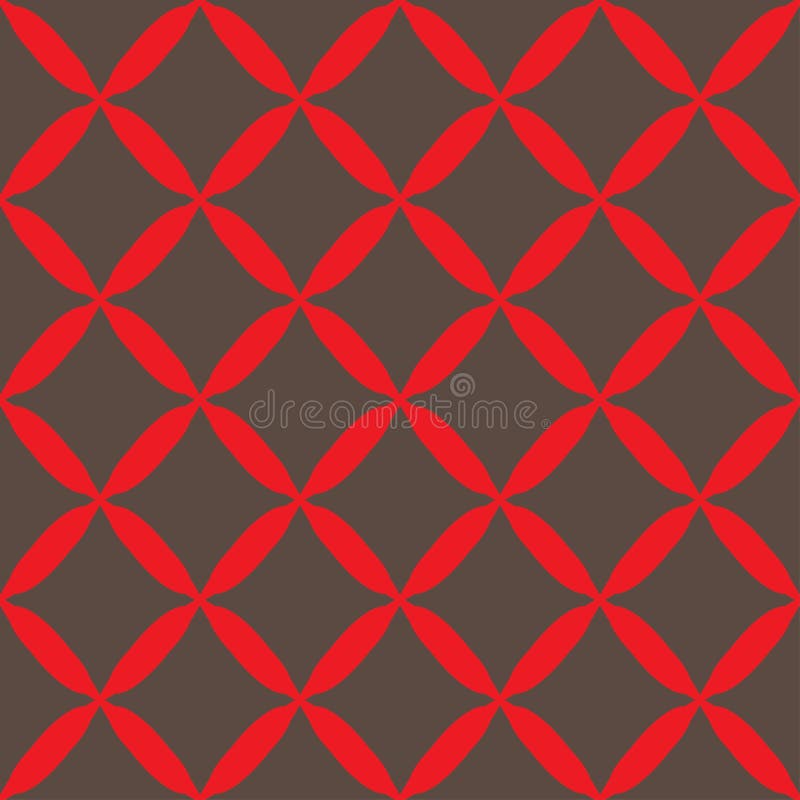 Seamless Abstract Grid Gray Red Pattern Stock Vector - Illustration of ...