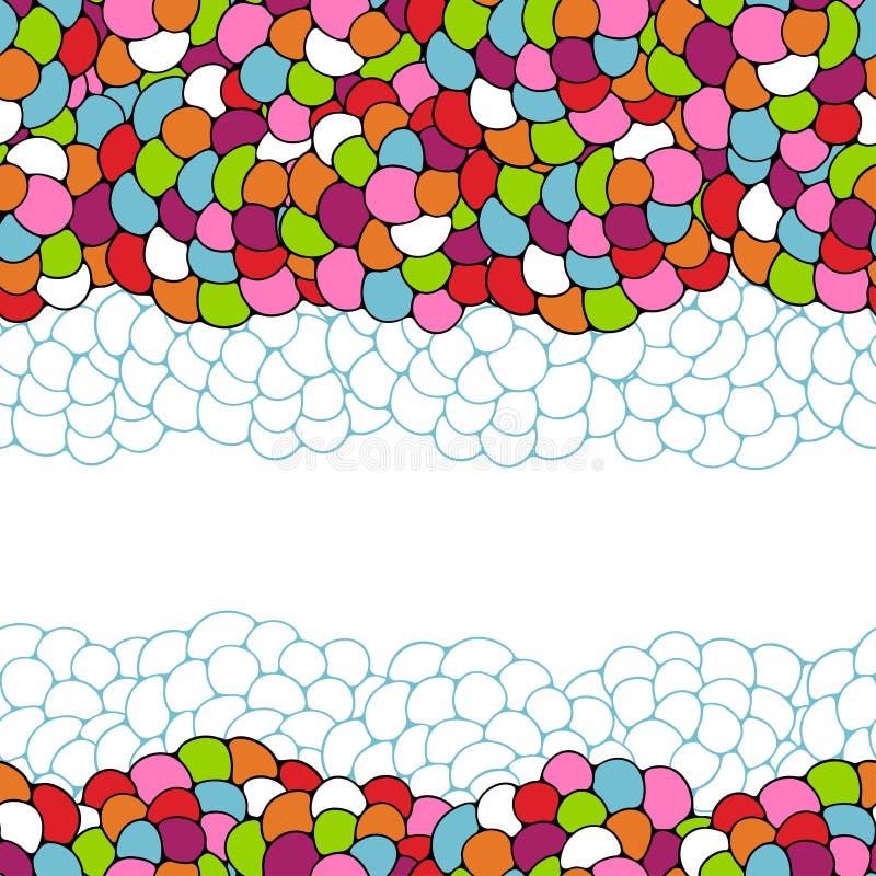 Seamless Abstract Hand Drawn Pattern Stock Vector - Illustration of ...