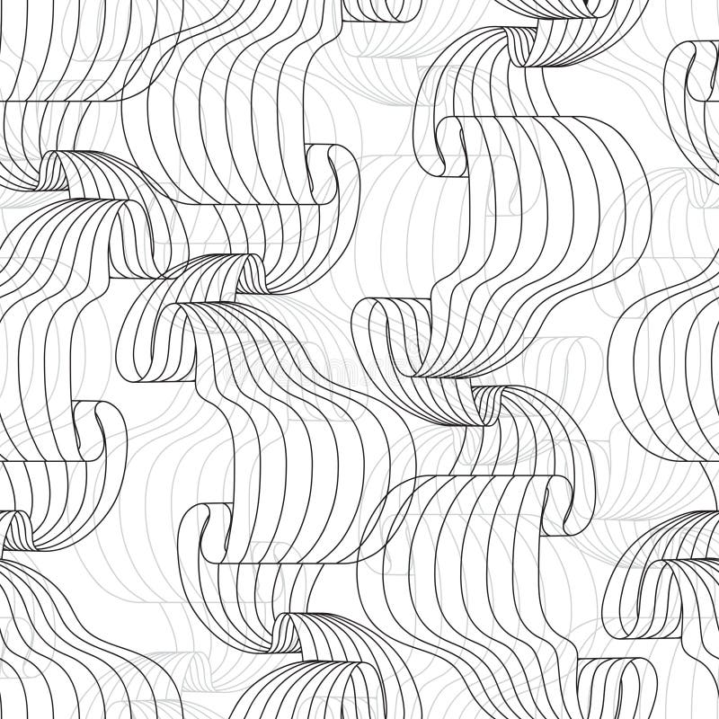 Seamless Abstract Hand Drawn Pattern, Waves Stock Vector - Illustration ... Seamless Abstract Hand Drawn Pattern, Waves Stock Vector - Illustration ...
