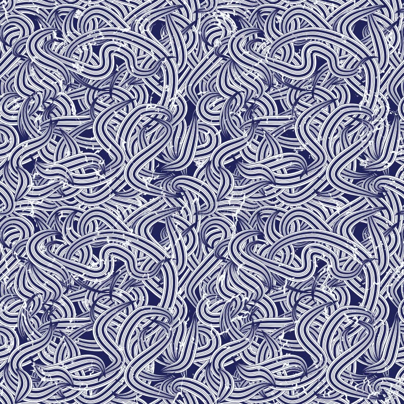 Seamless Abstract Hand-drawn Wallpaper Stock Vector - Illustration of ...