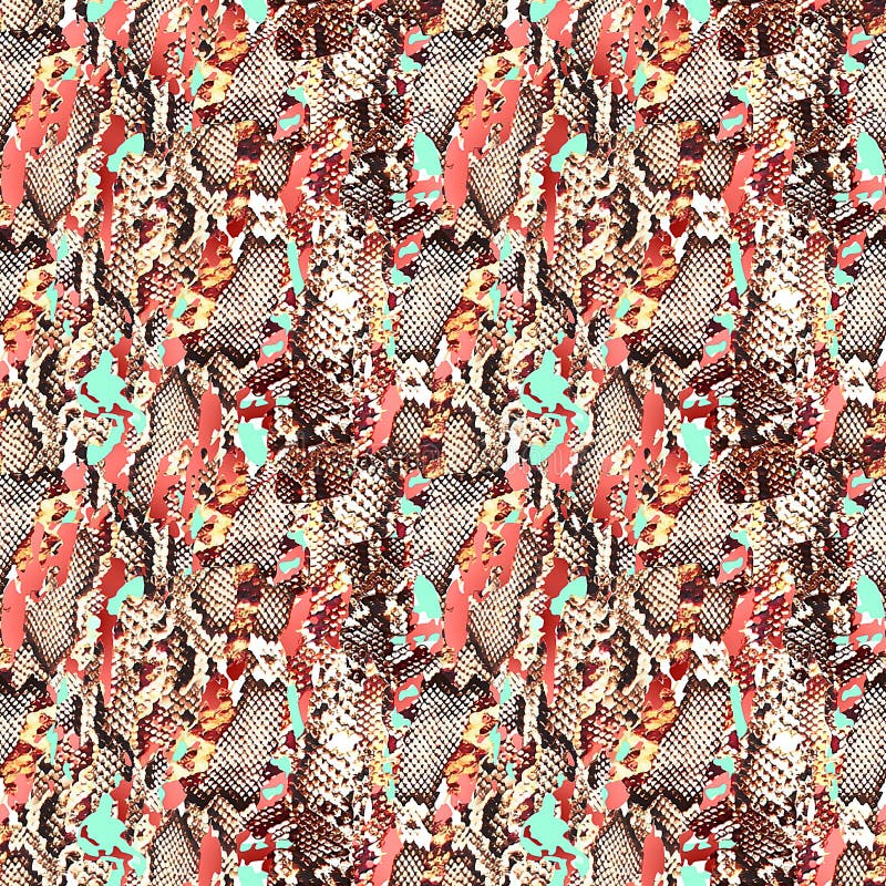 Seamless Abstract Mix Match Design Pattern for Digital Printing Stock ...