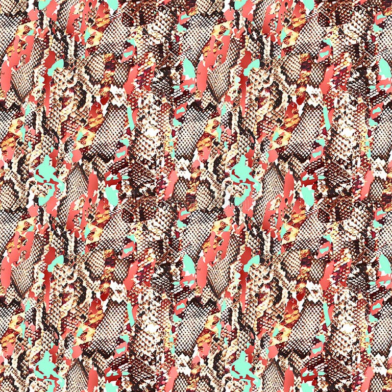 Seamless Abstract Mix Match Design Pattern for Digital Printing Stock ...