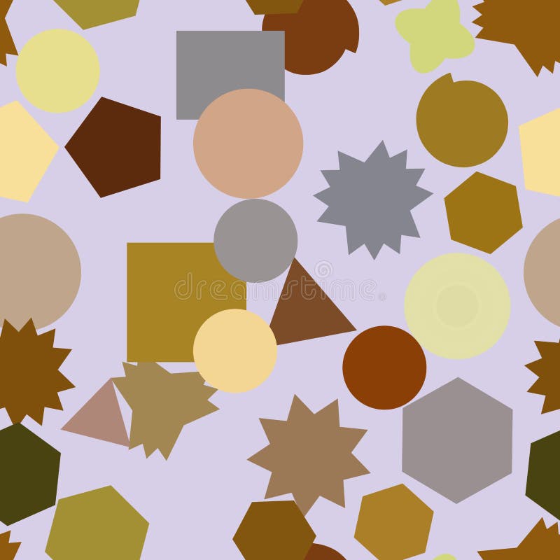 Seamless Abstract Mixed Geometric Pattern, Colorful & Artistic for ...