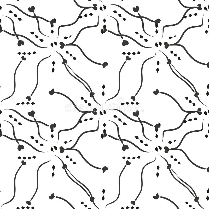 Seamless, Abstract Modern Pattern Stock Illustration - Illustration of ...