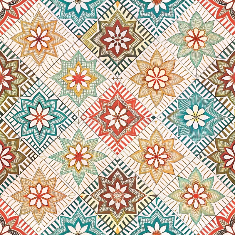 Seamless Abstract Modern Pattern Stock Image - Image of modern ...