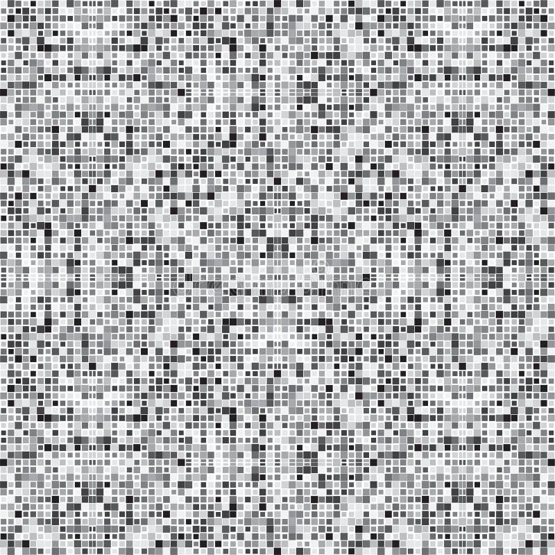 Seamless Abstract Mosaic. Geometric Pattern of Squares Stock Vector - Illustration of background ...