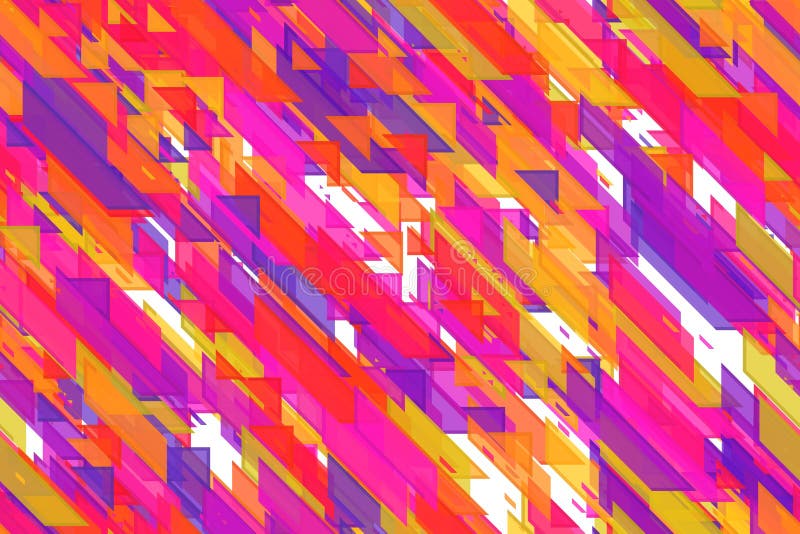 Seamless Abstract Orange Triangles, Diagonal Blocks and Diagonal Lines ...