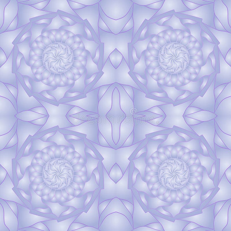 Seamless Abstract Ornament, Stencil Round Pattern, Cut Out Design ...