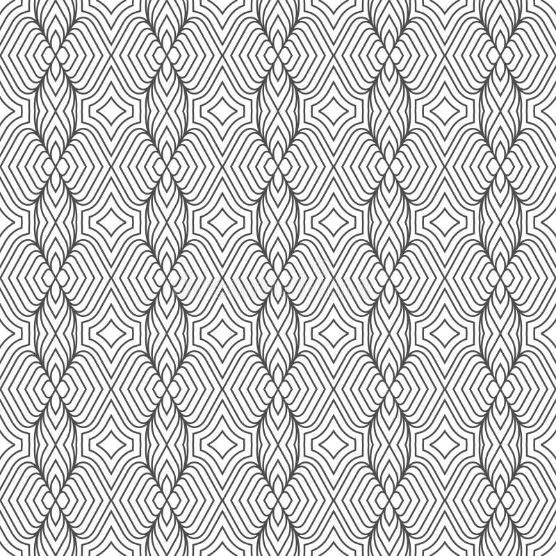 Seamless Abstract Pattern Of Arbitrary Elements And Lines Stock Vector