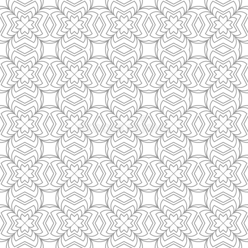 Seamless Abstract Pattern of Arbitrary Elements and Lines Stock Vector ...