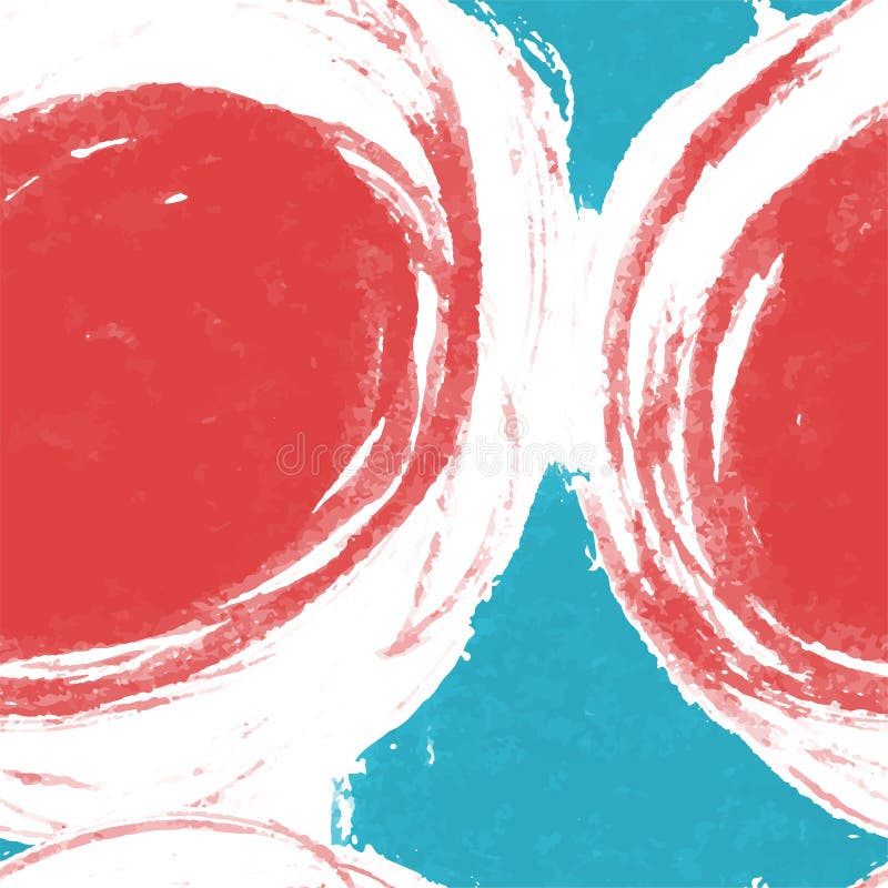 Seamless Abstract Pattern. Background with Brush Painted Colorful Hand ...