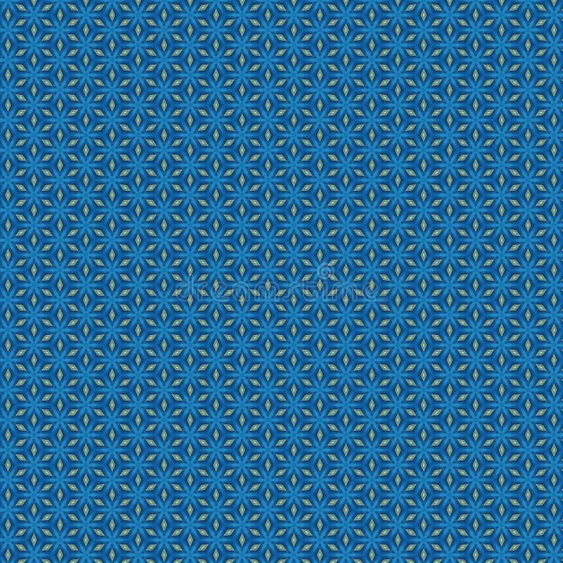 Seamless Abstract Pattern. Blue and Yellow Color. Simple Geometric ...