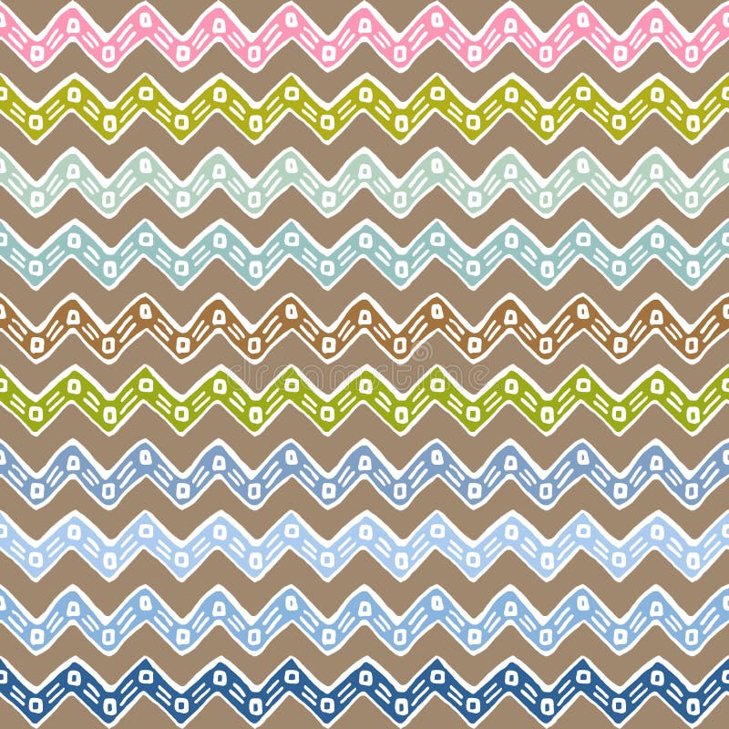 Seamless Abstract Pattern Design Hand, Textile Line Stock Illustration ...