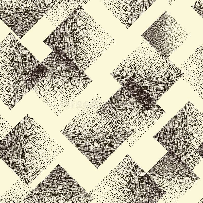 Seamless Abstract Pattern with Dotted Squares. Textile, Fabric Design ...