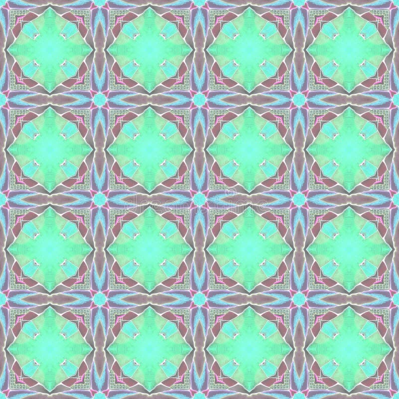 Seamless Abstract Pattern with Emerald Elements. Print for Fabric ...