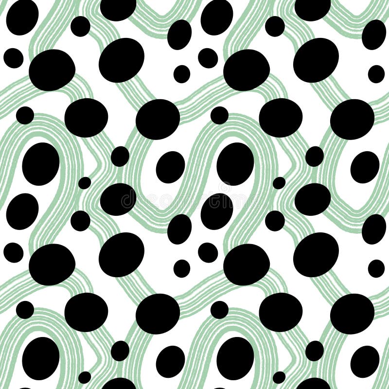 Seamless Abstract Pattern with Coloured Spots for Fabrics and Textiles ...