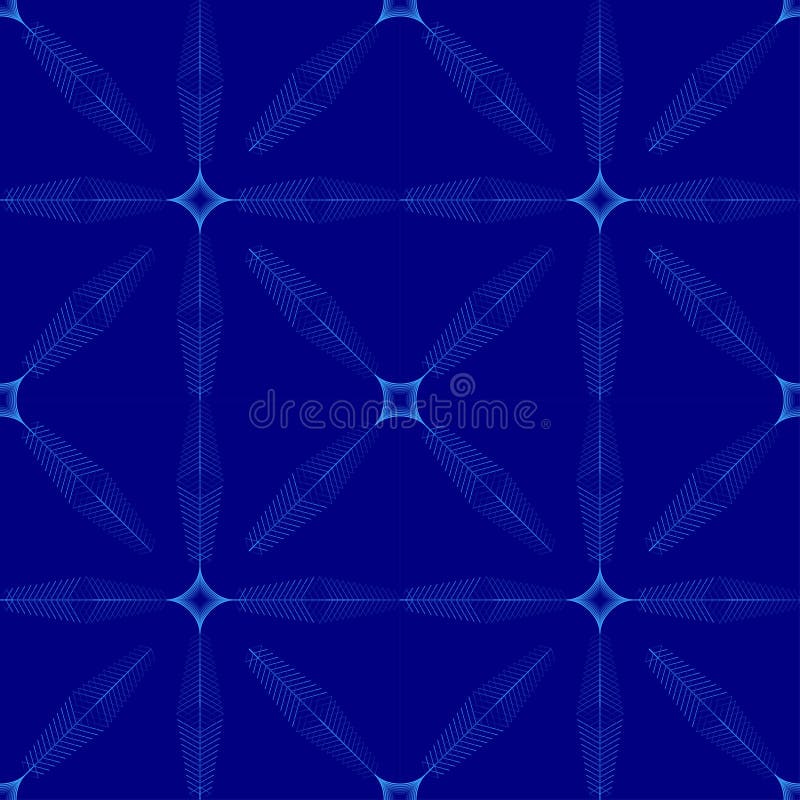 Pattern Blue Square Rhombus Wallpaper Abstraction Geometry Stock Vector ...