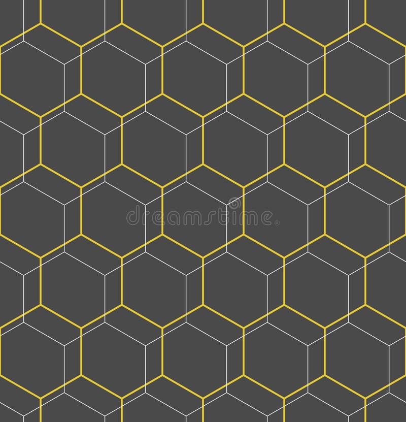 Yellow Gray Hexagonal Tile Pattern Stock Illustrations – 159 Yellow ...