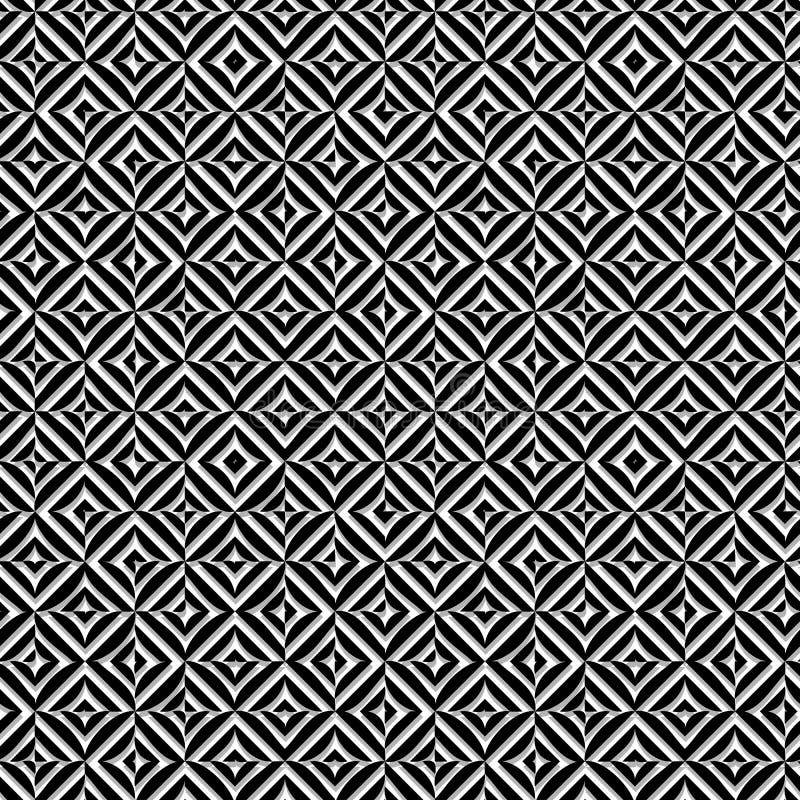 Seamless Abstract Pattern of Oval Rhombus Squares. Stock Vector ...