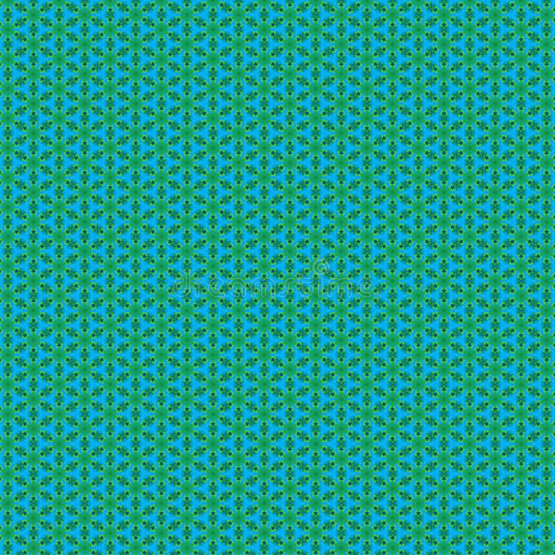 Seamless Abstract Pattern. Repeating Green and Light Blue Details ...