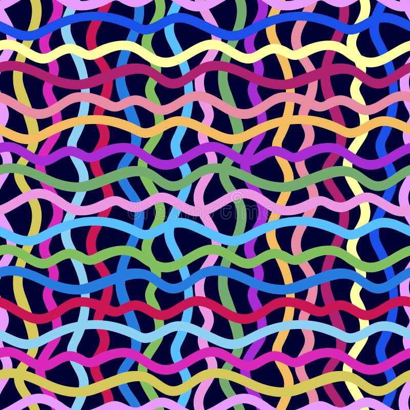 Seamless Abstract Pattern of Stripes. Vector Illustration Eps10. Stock ...