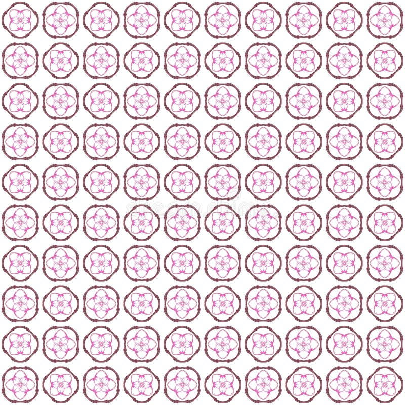 Seamless Abstract Pink Texture Fractal Patterns Stock Illustration ...