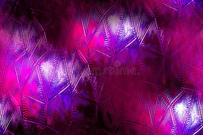 Seamless Abstract Purple Pattern on Glass. Stock Illustration ...