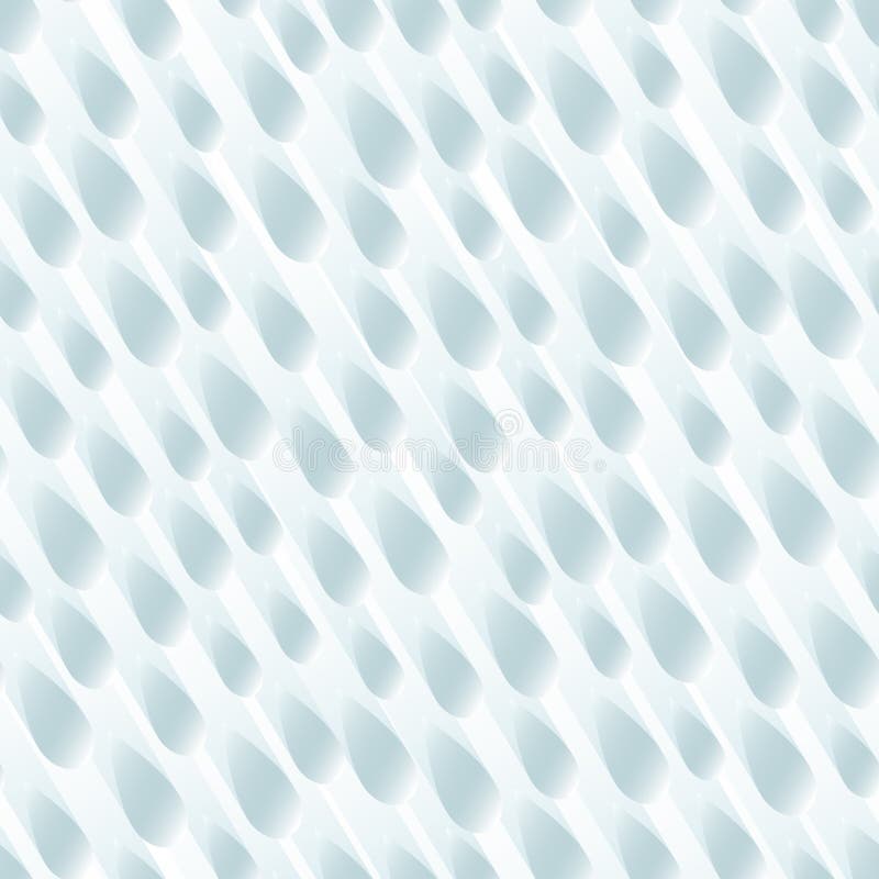 Seamless Rainfall Texture. Rain Drop. Vector Isolated on Transparent ...