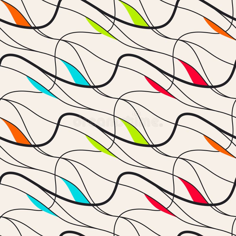Seamless Abstract Repeat Pattern Texture Stock Vector - Illustration of ...