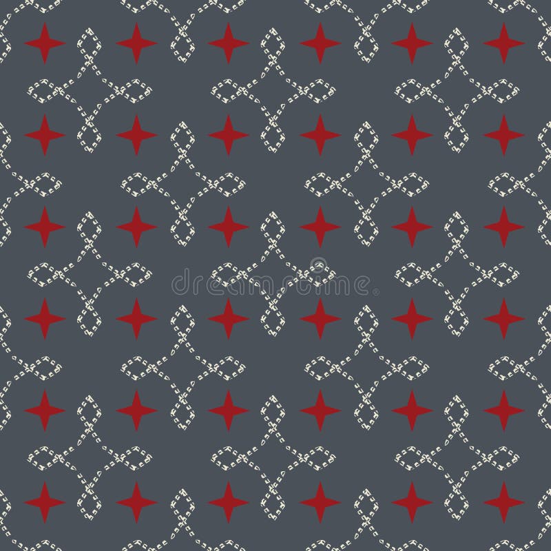 Seamless Abstract Retro Geometric Pattern. Blended Rectangles and Stars ...