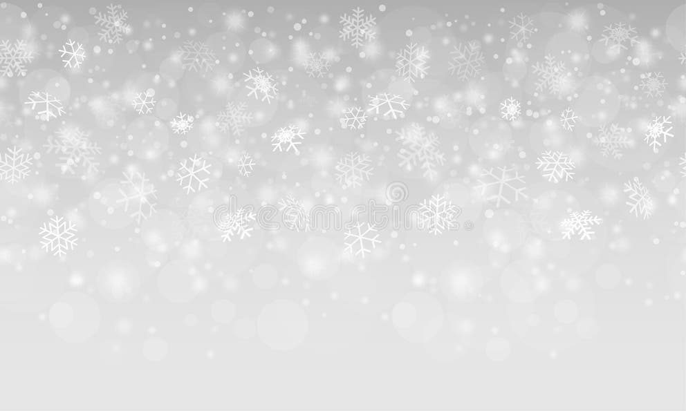 Seamless Abstract Snow Flakes Background Stock Vector - Illustration of ...