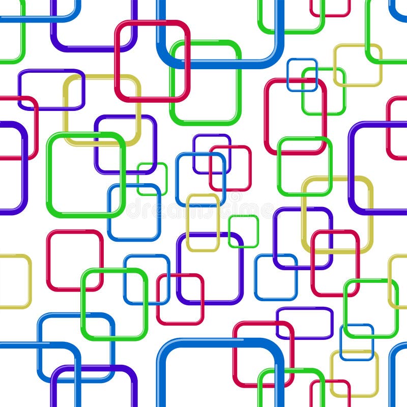 Seamless Abstract Squares stock vector. Illustration of design - 8253925