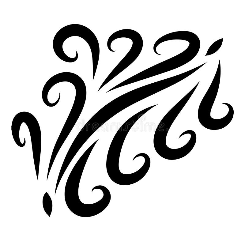 Seamless Abstract Swirls Floral Vector Stock Vector - Illustration of ...